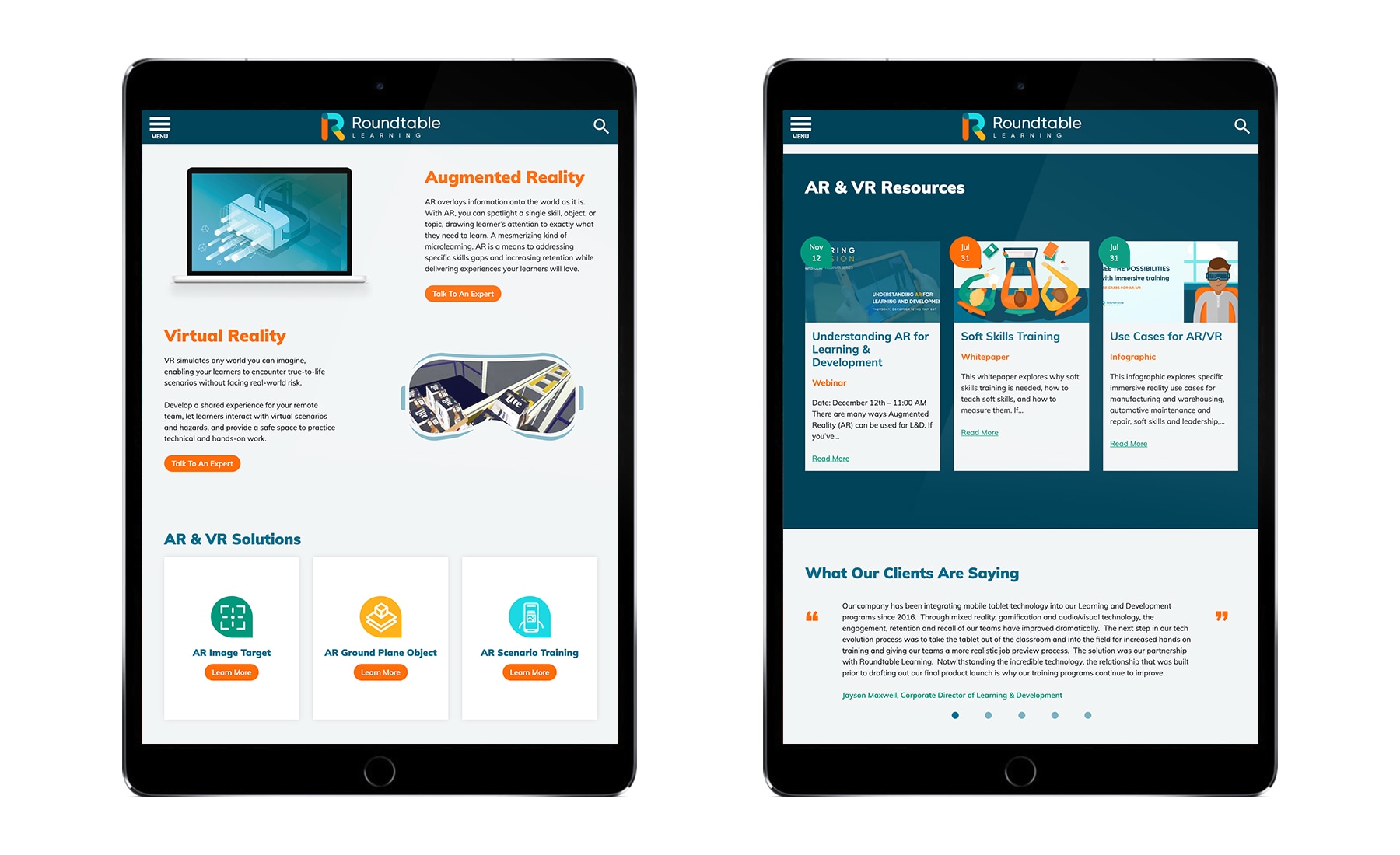 Roundtable Learning Website – Jim Lightcap